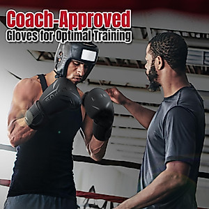 Liberlupus Boxing Training Gloves for Men & Women, Sparring Punching Gloves, Heavy Bag Workout Gloves for Boxing, Kickboxing, Muay Thai, MMA