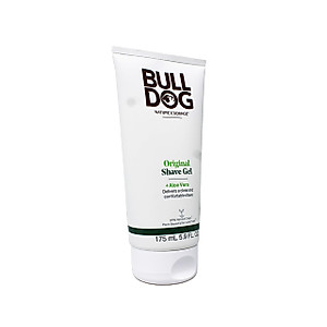 Bulldog Original Shave Gel for Men, Aloe Vera Enriched, Delivers a Close & Comfortable Shave, 95% Natural Origin, 5.9 fl oz (Pack of 2)