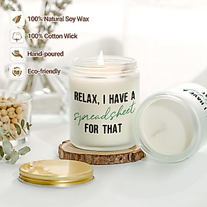 Coworker Candle Gift for Women Men, Funny Leaving, Going Away, Farewell, Goodbye Gifts for Coworkers, Friendship Birthday Gift Ideas for Coworkers, Work friends, Boss - Soy Wax Lavender Scented Candle