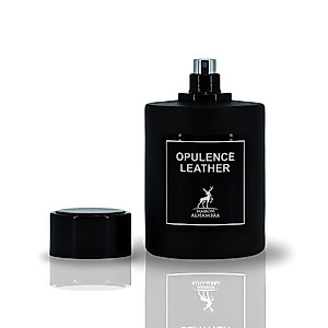 Maison Alhambra,Ámbar y Cuero 100ml Eau de Arabian Parfum Picante y Floral Fragante para Hombres