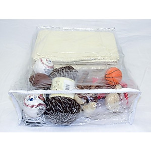 Oreh Homewares Heavy Duty Vinyl Zippered Closet Storage Bags (Clear) for Sweaters, Blankets, Comforters, Bedding Sets and Much More! (15" x 18" x 6") 7 Gallon 2-Pack