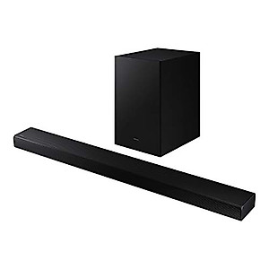 Samsung SP-LSP7T 120" The Premiere 4K Smart Laser Short-Throw Projector with a Samsung HW-A650 3.1CH Soundbar and Subwoofer with DTS Virtual:X (2021)