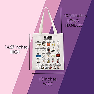 MNIGIU F-rasie-r TV Show Fan Gift F-rasie-r Tote Bag F-rasie-r Merchandise F-rasie-r Inspired Gift (Shopping Bag)