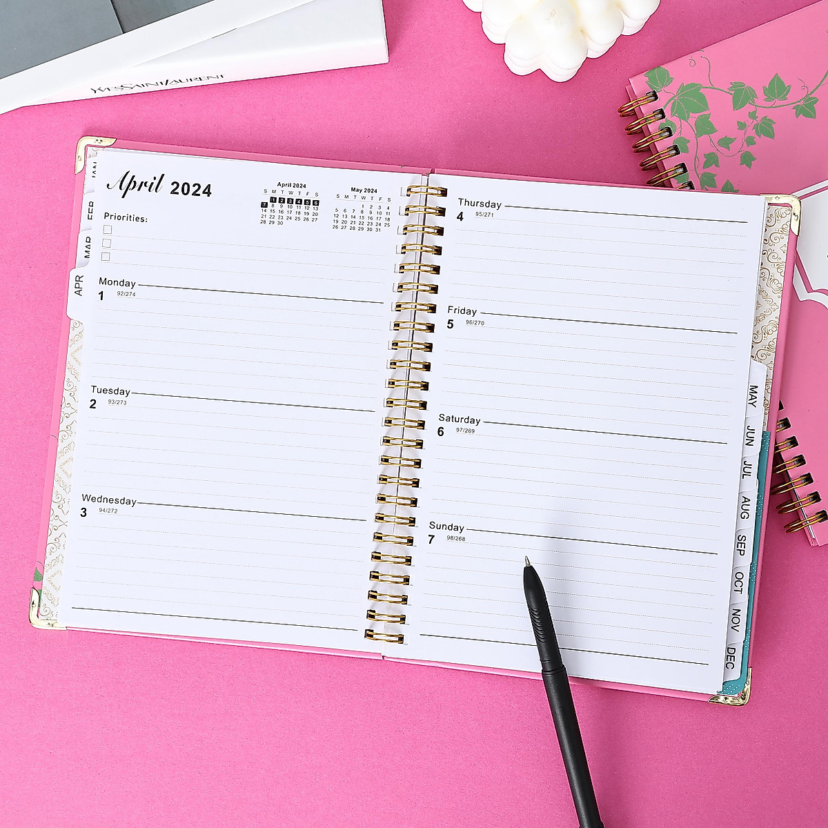 AKA Sorority 2024 Planner January 2024 - December 2024, Sorority Paraphernalia Weekly Monthly Planner for AKA Womens