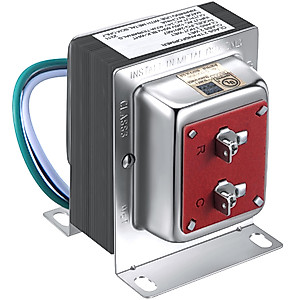 Maxdot Doorbell Transformer 24V 40VA Compatible with Ring Wired Video Doorbell, UL Certification Safe Wired 24 Volt Doorbell Kit, Easy to Install Door Bell Transformer for Home (1 Pcs)