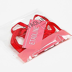 ETAOLINE Women's Low Rise Micro Back G-String Thong Panty Lingerie Set Red