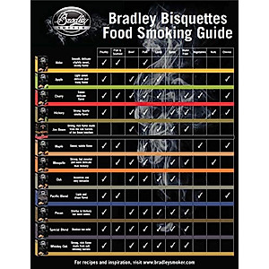 Bradley Smoker Bisquettes For Grilling and BBQ, Pecan Special Blend, 48 Pack