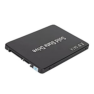 Naroote Laptop SSD Low Consumption 2.5 Inch Drive Black DC 5V 0.95A Quick Start for Office Desktop PC