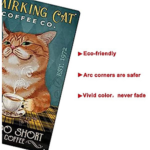 Smirking Cat Metal Tin Sign Wall Plaque Retro Coffee Shop Bar Club Pub Decoration Poster 8x12 inch Sign3