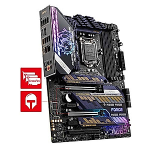 MPG MPG Z590 Gaming Force Gaming Motherboard (ATX, 11th/10th Gen Intel Core, LGA 1200 Socket, DDR4, PCIe 4, CFX, M.2 Slots, USB 3.2 Gen 2, DP/HDMI, Mystic Light RGB)