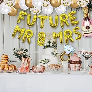 Engagement Party Decorations Bridal Shower Decor She Said Yes Decorations Bridal Shower Balloons Wedding Balloons Soon To Be Future Mr And Mrs Balloons Decor Engaged Decorations Engagement Banner
