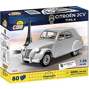 COBI Youngtimer Collection Citroen 2CV Type A Vehicle, Silver