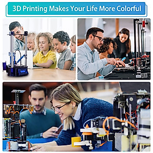 Creality 3D Printer Filament PLA 1.75mm 1KG Spool, 3D Printing Filament, Less Bubbles No Odor, High Toughness Print PLA Filament BASF for Most FDM 3D Printer, Dimensional Accuracy +/- 0.03 mm, Orange