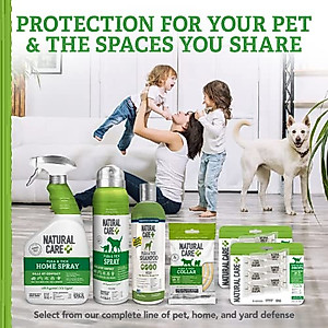 Natural Care Flea and Tick Spray for Dogs and Cats | Flea Treatment for Dogs and Cats | Flea Killer with Certified Natural Oils | 14 Ounces