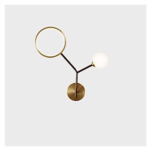 Lámpara De Pared Moderna Dormitorio Pasillo De Noche Pasillo Lámpara De Sala De Estar Rama De árbol De Cobre Villa Apartamento Escalera Lámpara De Pared Lámpara De Pared