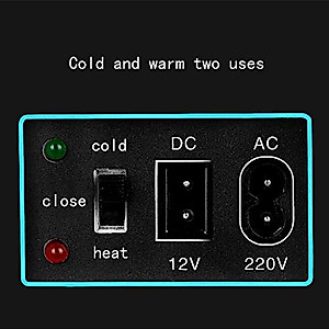 HOLPPO Mini Fridge 6 Liters Compact Portable Insulation Cabinet Mini Refrigerator for Bedroom, Office, Dormitory, Car-Great for Skin Care and Cosmetics