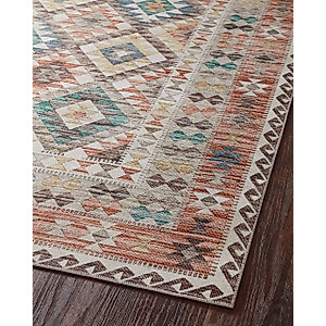 Loloi II Zion Ivory/Multi 7'-6" x 9'-6" Area Rug