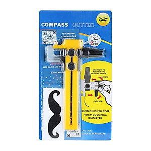 Mr. Pen- Compass Circle Cutter, 6.25In, Circle Cutter, Fabric Circle Cutter, Circle Cutter for Paper Crafts, Compass Cutter, Circular Cutter, Cutting Compass, Circle Cutter for Fabric