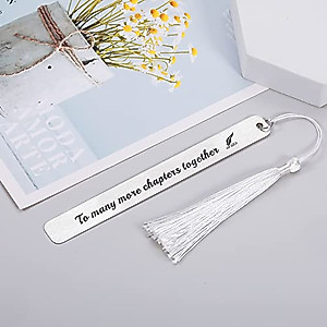 Bookmarks for Women with Tassel Gift Valentines Day Gifts for Him Her Birthday Christmas Holiday Graduation Anniversary Bookmarks I Love You Gift for Girlfriend Boyfriend Wife Husband Lover Couple