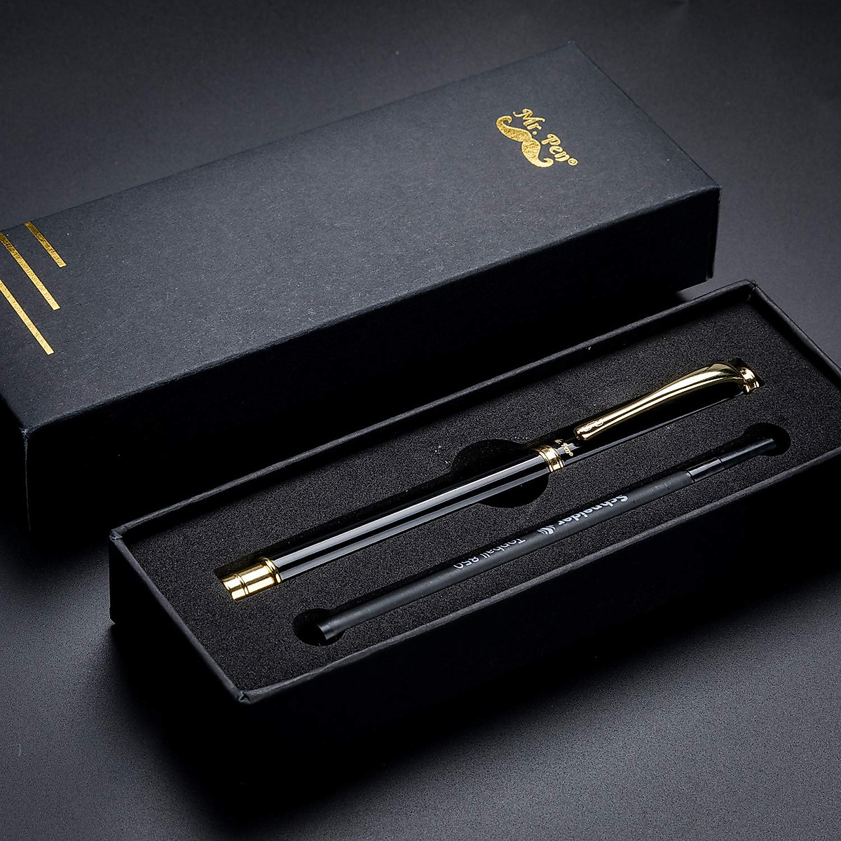 Mr. Pen- Luxury Pen, Black Barrel, Black Ink, Fancy Pen, Fancy Pens for Men, Nice Pens for Men, Pen Gift, Writing Pens, Metal Pen, Fancy Pens for Men, Executive Pen, Expensive Pens