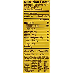 Gevalia Kaffe, 2-Step K-Cup & Froth Packets, (Cappuccino Espresso), 6 Count (Pack of 3)