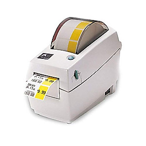 #S6B Zebra LP2824 Printer 2824-21101-0001 W/New Adapter USB Power Cables & Print