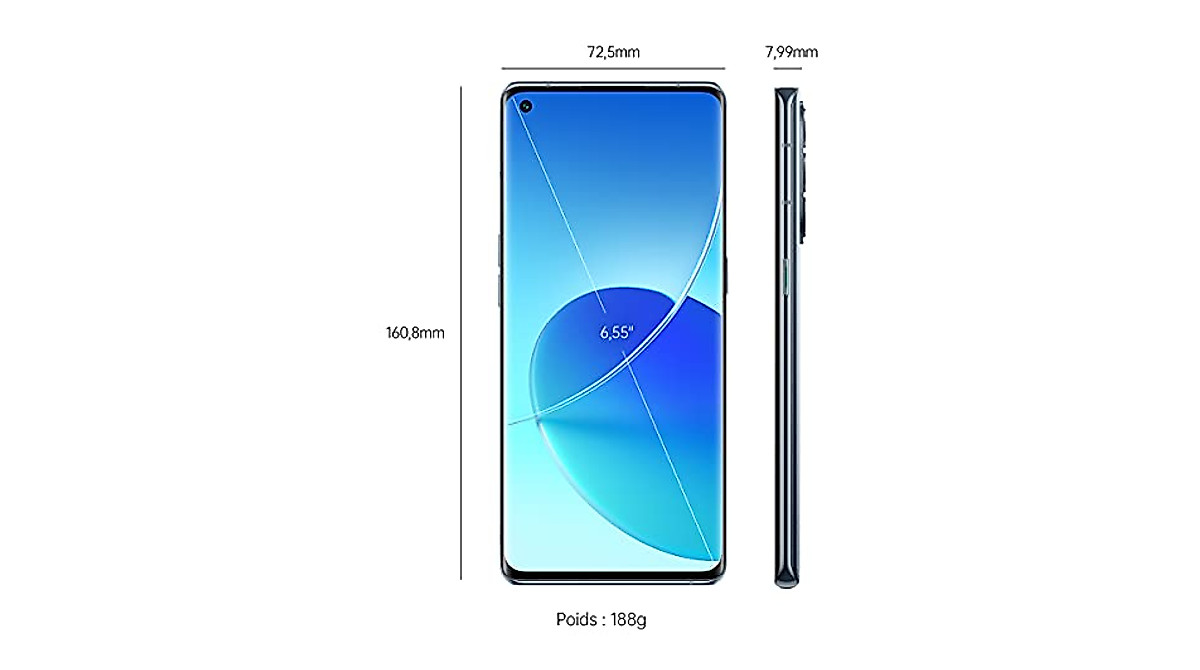 OPPO Reno 6 Pro 5G CPH2247 - Snapdragon 870, 12GB RAM, 256GB Storage