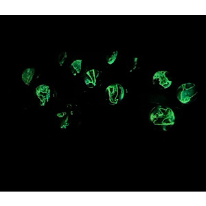 JWPavilion Zodiac 12 Constellations Glow In The Dark keychain Accessories Pendant Charms Luminous Globe Llaveros Keyring Galaxy Crystal Ball Key Chain Rings Creative Gifts For Women Men Lover(Pisces)