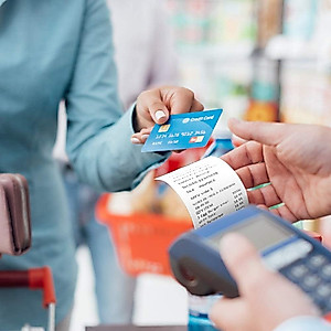 Thermal Paper 2 1/4 inch x 50 feet, Cash Register POS Receipt Paper for Credit Card Machine (50 Rolls)