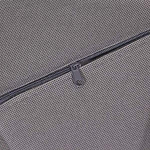 DIOMMELL 12 Pack Foldable Cloth Storage Box Closet Dresser Drawer Organizer Fabric Baskets Bins Containers Divider for Baby Clothes Underwear Bras Socks Lingerie Clothing,M Grey 11-2224