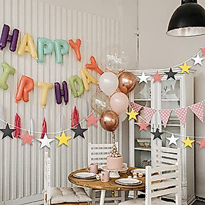 50pcs Glitter Star Cutouts, 6inch Twinkle Star Glitter Paper Confetti Star Shape Paper Cut Outs for Bulletin Board Classroom Wall Party Supplies (Silver)