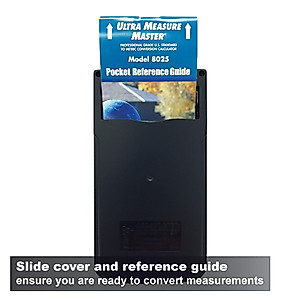 Calculated Industries 8025 Ultra Measure Master Professional Grade U.S. Standard to Metric Conversion Calculator Tool for Engineers, Architects, Builders, Scientists and Students | 60+ Units Built-in, Silver