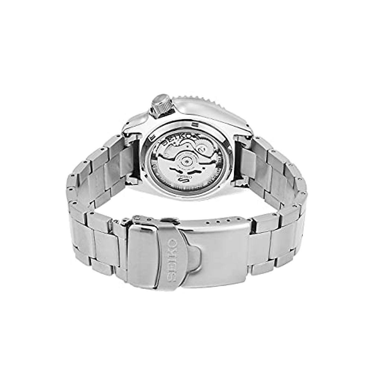 Seiko Men's Analogue Automatic Watch with Stainless Steel Strap SRPD55K1