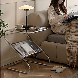 ZJHYXYH Nordic Floor-to-Ceiling Bookshelf Display Rack Clapboard Side Magazine Cabinet Storage Rack