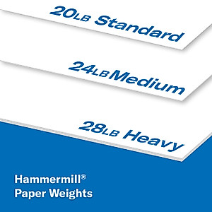 Hammermill Printer Paper, Great White 30% Recycled Paper, 8.5 x 11 - 5 Ream (2,500 Sheets) - 92 Bright, Made in the USA