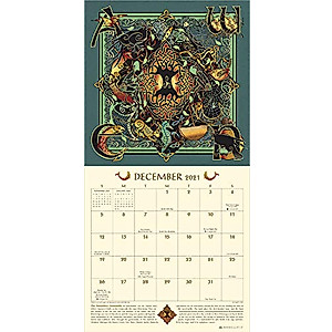 Celtic Mandala 2021 Wall Calendar: Earth Mysteries & Mythology