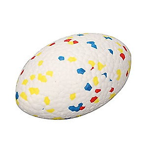 Ikunde Dog Color Rugby Toy Bite Resistant Teeth Grinding High Bouncing Power Interactive Floating Dog Chew Toy Balls