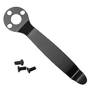 kobeIeen New Stainless Back Clip for Folding Pocket Scabbards Tool Back Clip Folding Scabbards Back Clips Set