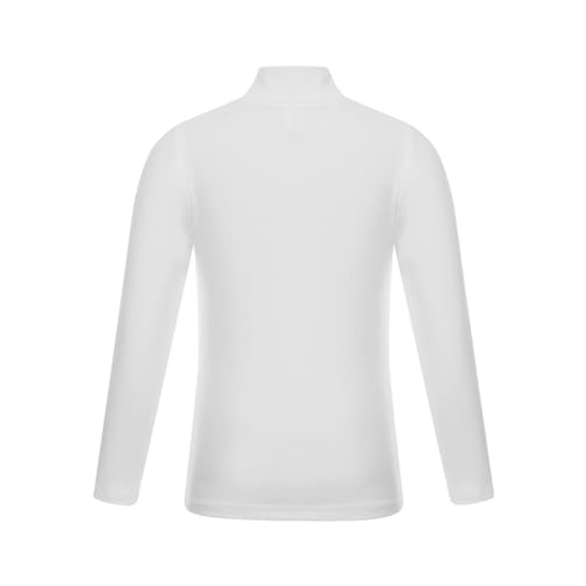Linjinx Kids Boys Girls Thermal Underwear Tops Baselayer Turtleneck Long Sleeve T-Shirts Athletic Tee White 9-10 Years