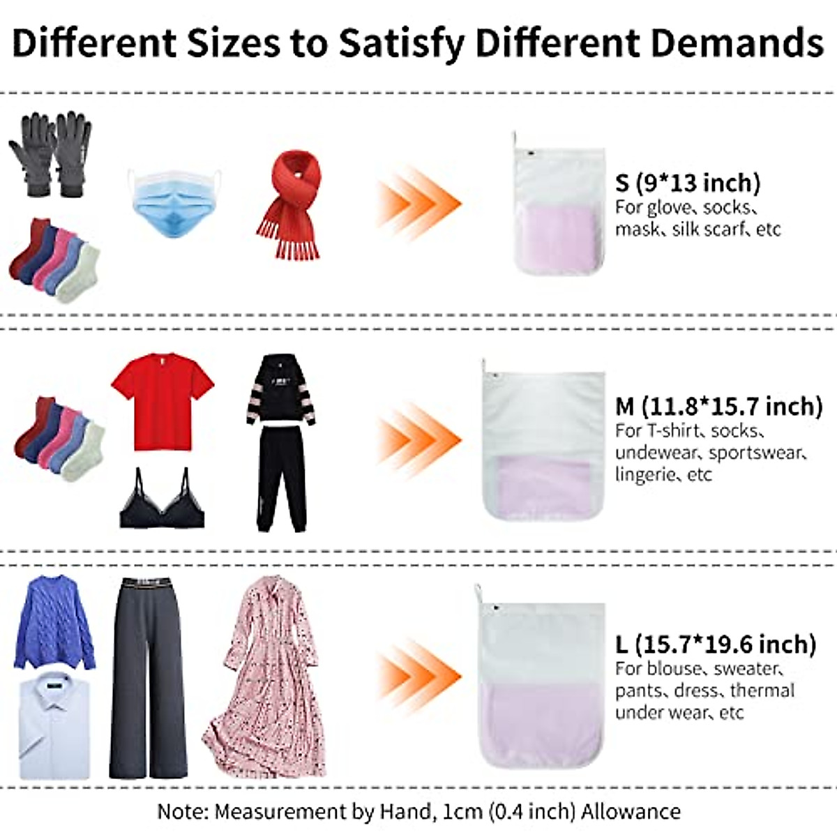 Vaadonazio 3pc L/m/s Durable Honeycomb Mesh Laundry Bags For Washing Machine, Laundry Mesh Bags For Delicates, Bras, Garment, Sweater, Undergarment, Socks, Lingerie, Underwear, Laundry Protection Bag