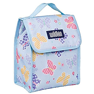Wildkin 15 Inch Kids Backpack Bundle with Lunch Bag (Butterfly Garden)