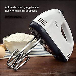 Hand Mixer, Electric Home Small Desktop Egg Hopper Noodle Cream Stirring with 4 Mixing Rods and a Separator for Kichen