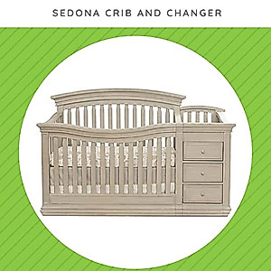 CC KITS Toddler Bed Safety Guard Rail Conversion Kit 152 for Sorelle Sedona Crib & Changer Combo (Rustic Taupe)