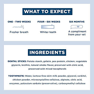 BARK Bright Small Dental Kit for Dogs, 7.71 oz., Count of 30