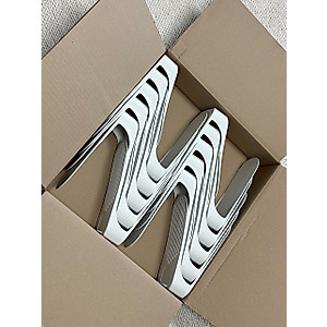 I M HOME LIVING - Value Pack Shoe Slot Organizer 10-Piece Space-Saving Shoe Holders for Maximum Storage(10, White)