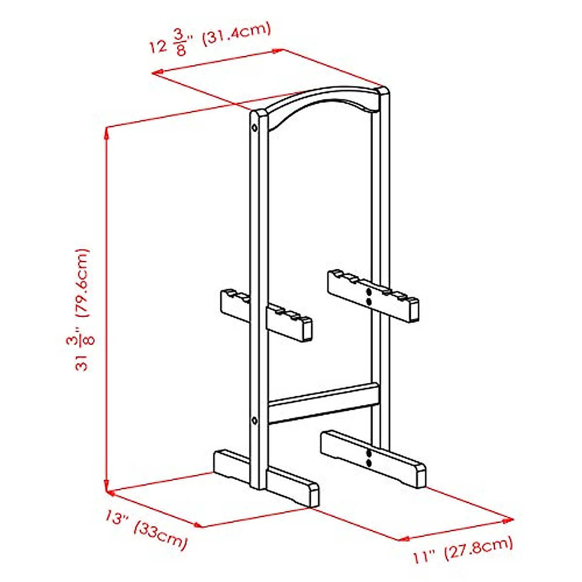 Winsome Oversize Snack Table Set, Walnut