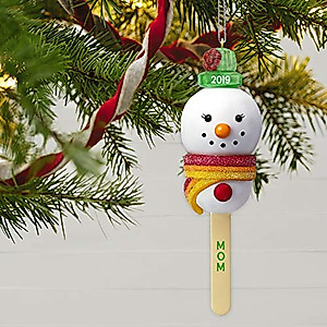 Hallmark Keepsake Christmas Ornament 2019 Year Dated Mom Cake Pop Snowman