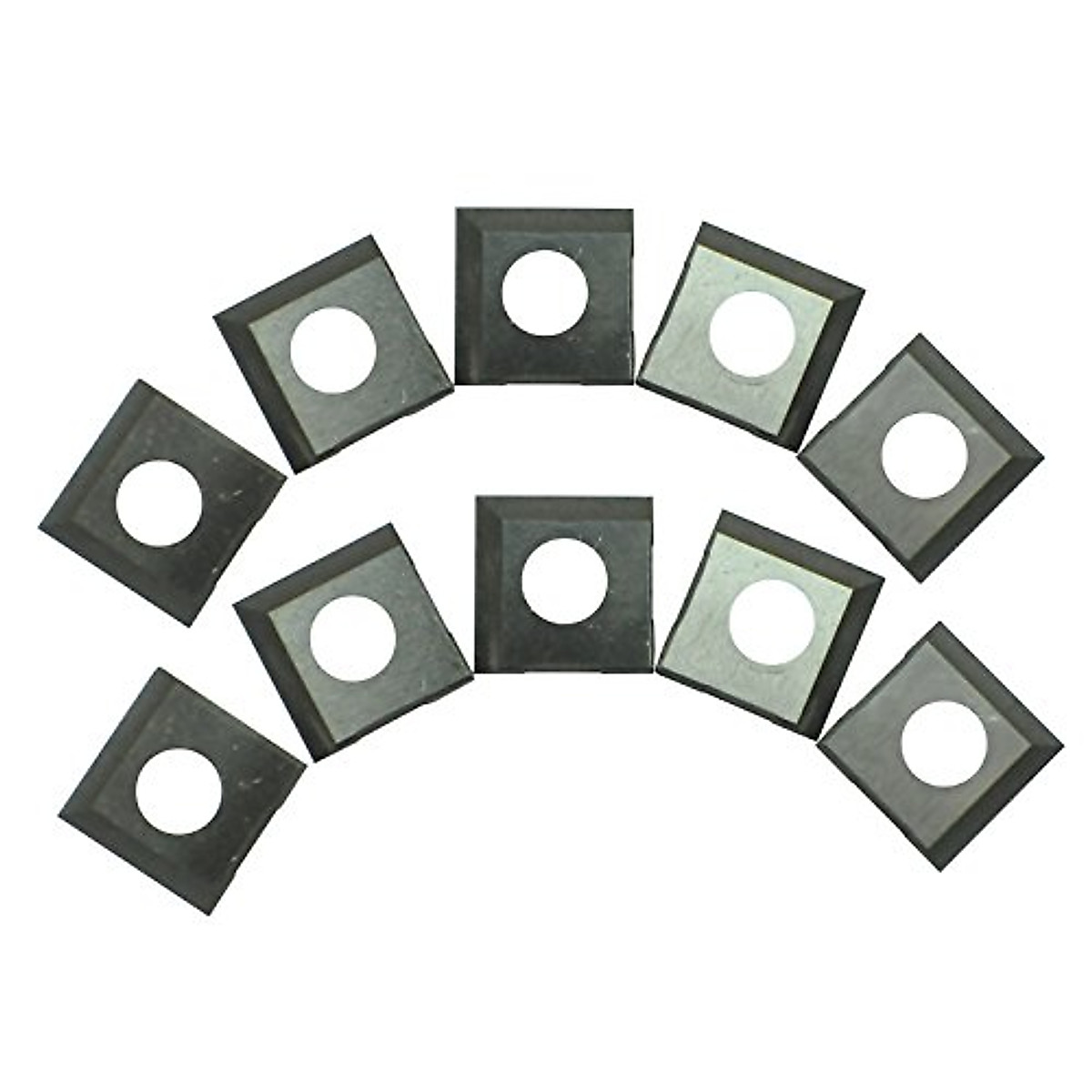 RIKON Power Tools 25-499C Carbide 2-Edge Inserts for 25-130H Planer, 10-Pack