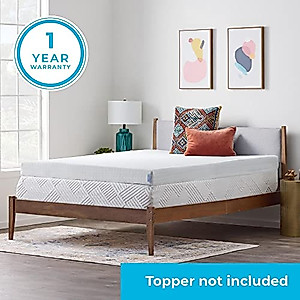 Linenspa 4 Inch Mattress Topper -Cover Full –Cover Only –Machine Washable – Breathable – Non Slip –Cover for Mattress Topper with Zipper – Topper -Cover Only White