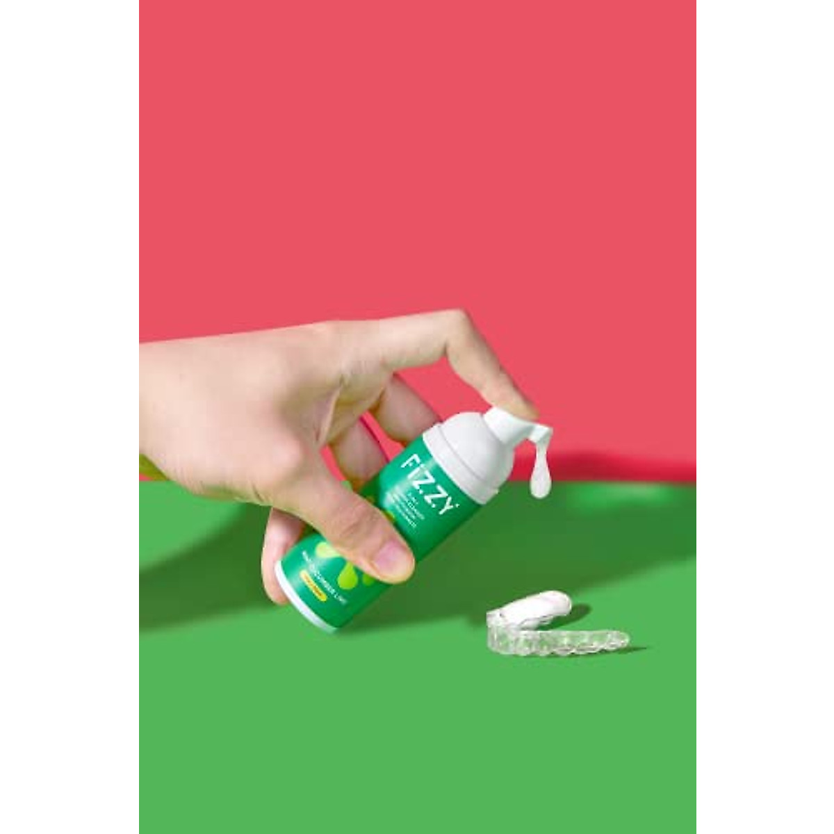 3-in-1 Foam Cleaner for Aligner, Retainer, Denture, Night Guard, Mouth Guard, Invisalign, Smile Direct, Byte | Alcohol & Fluoride Free | Xylitol Mouthwash & Foam Toothpaste| Travel-Size, Mint Cucumber